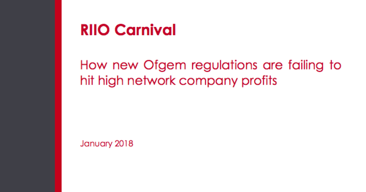 Energy & Climate Intelligence Unit | RIIO Carnival
